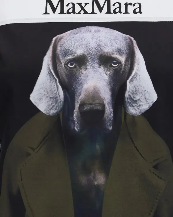 Max Mara Calca Graphic Print T-shirt