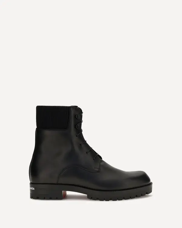 CHRISTIAN LOUBOUTIN Trapman Tct 2 Leather Ankle Boots