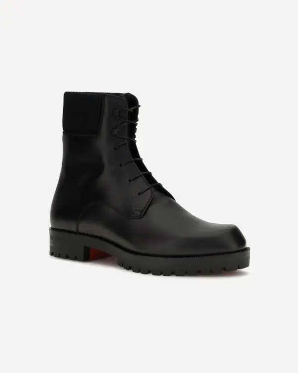 CHRISTIAN LOUBOUTIN Trapman Tct 2 Leather Ankle Boots