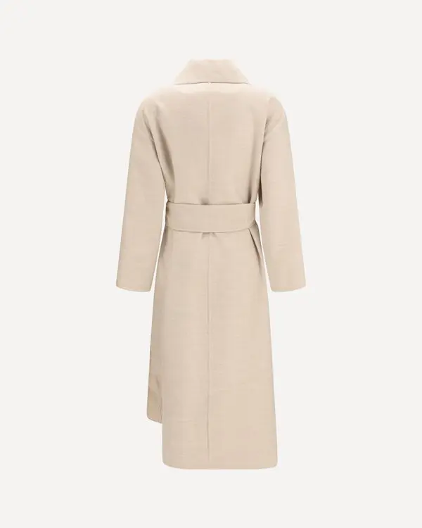 Fabiana Filippi Belted Double Wool Coat