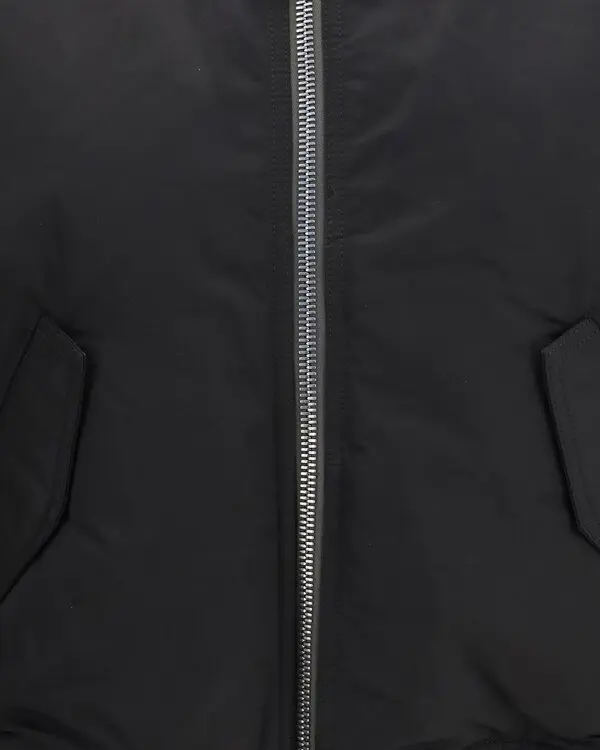 Rick Owens Bomber Jacket With Gathered Sleeves