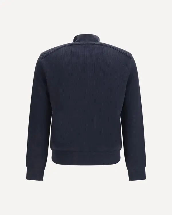 Moncler Zip-up Padded Wool And Cashmere Blend Cardigan
