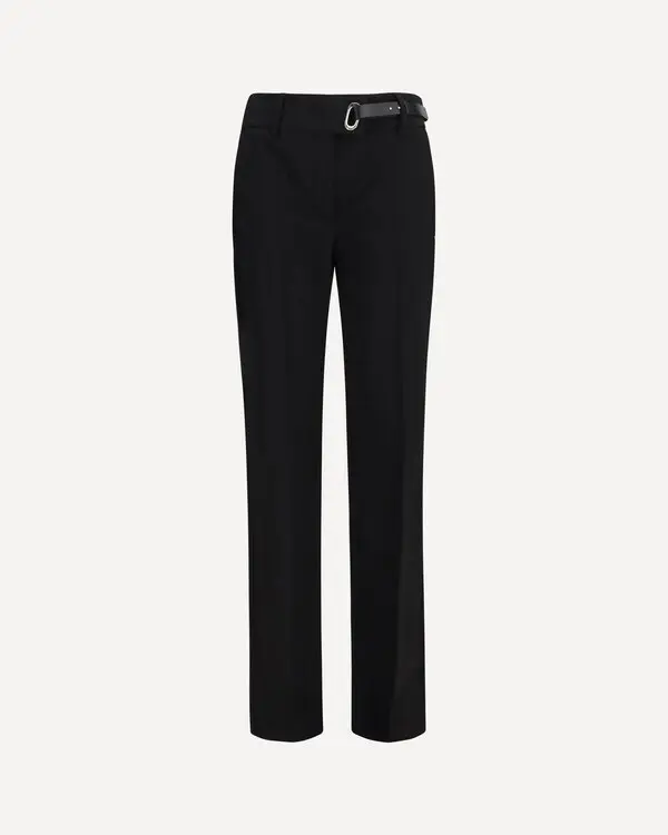 Max Mara Rum Cigarette Pants With Belt