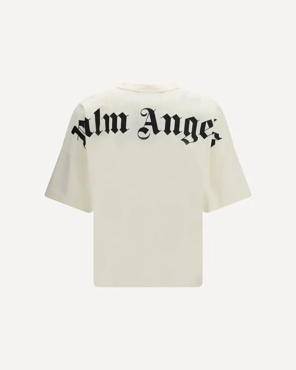 Palm Angels Classic T-shirt With Oversized Back Logo