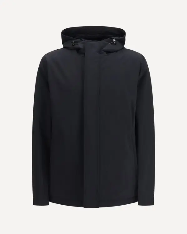 Herno Water-repellent Nylon Padded Hooded Jacket