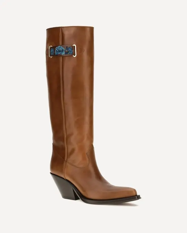 Chloé Azelan Over-the-knee Leather Boots