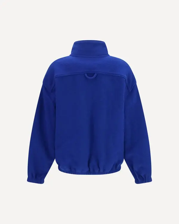 RIER High-neck Zip Jacket - Blue