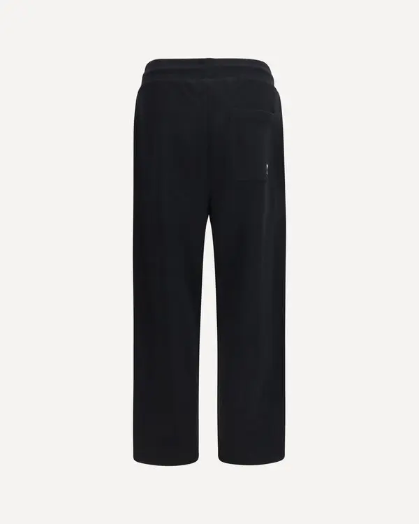 AMI Paris Quota Cotton Sweatpants Ale - Black