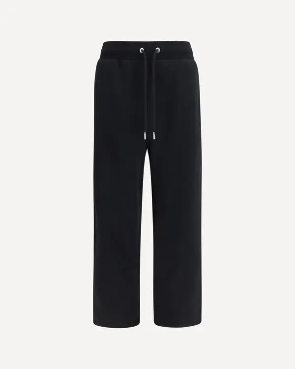 AMI Paris Quota Cotton Sweatpants Ale - Black