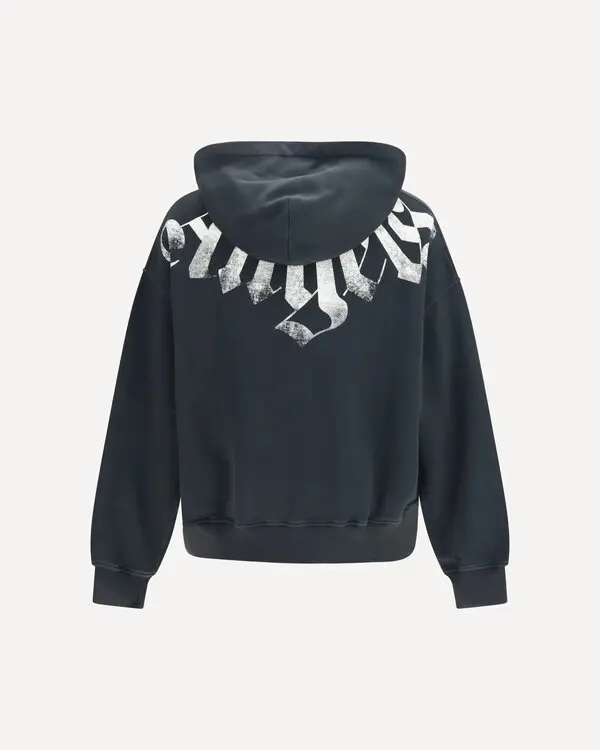 Palm Angels Hooded Zip Sweatshirt