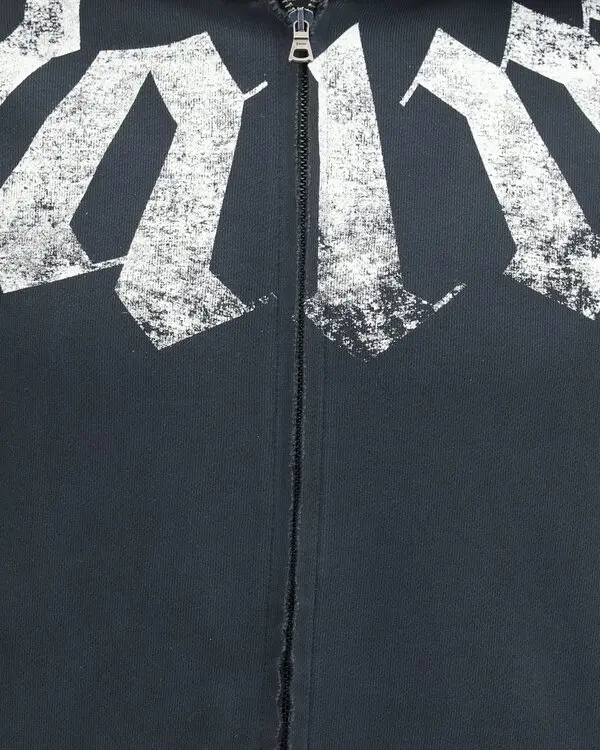 Palm Angels Hooded Zip Sweatshirt