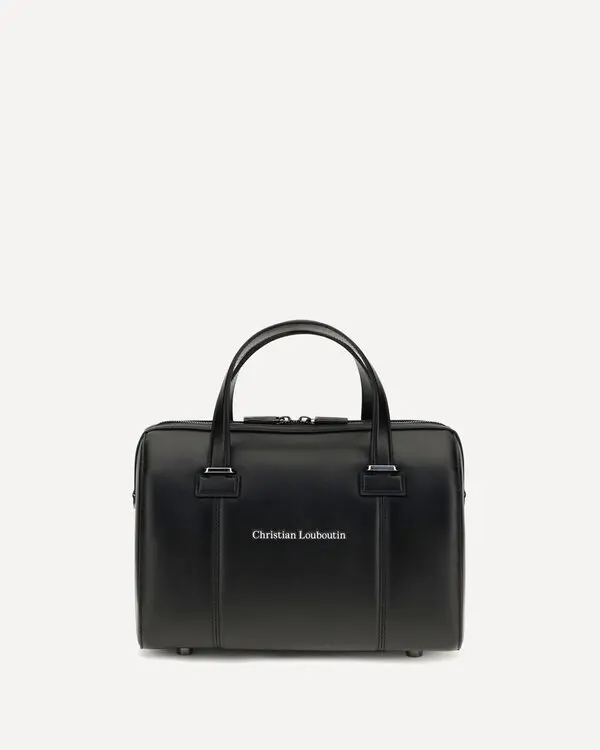 CHRISTIAN LOUBOUTIN Tactical Leather Handbag - Black