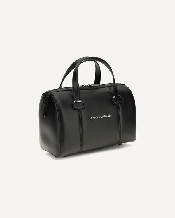 CHRISTIAN LOUBOUTIN Tactical Leather Handbag - Black