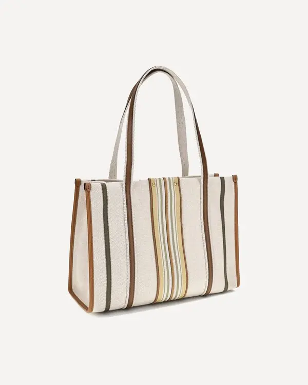 Chloé Woody Loop Canvas Tote Bag