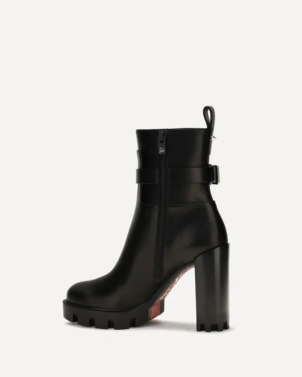 CHRISTIAN LOUBOUTIN Dianouchette Lug Leather Ankle Boots