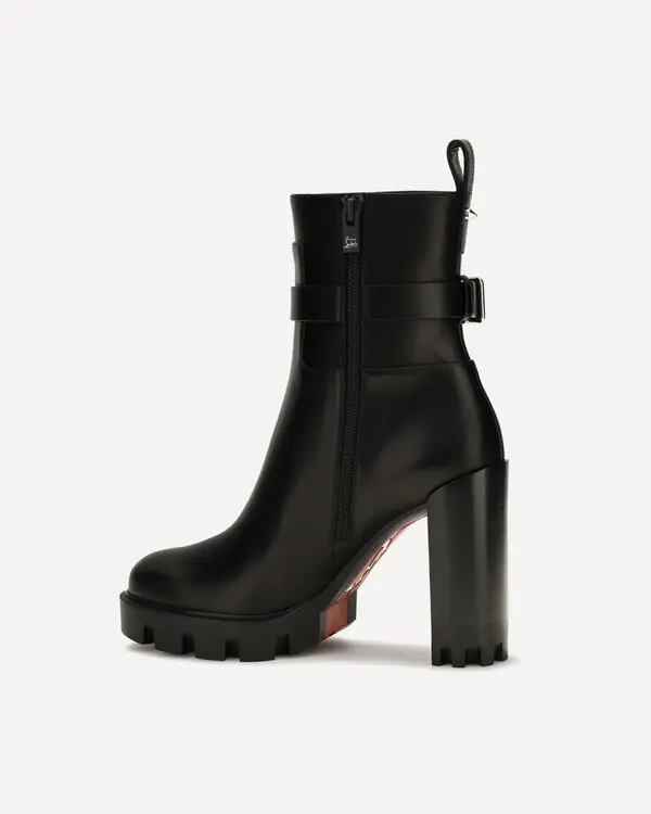 CHRISTIAN LOUBOUTIN Dianouchette Lug Leather Ankle Boots