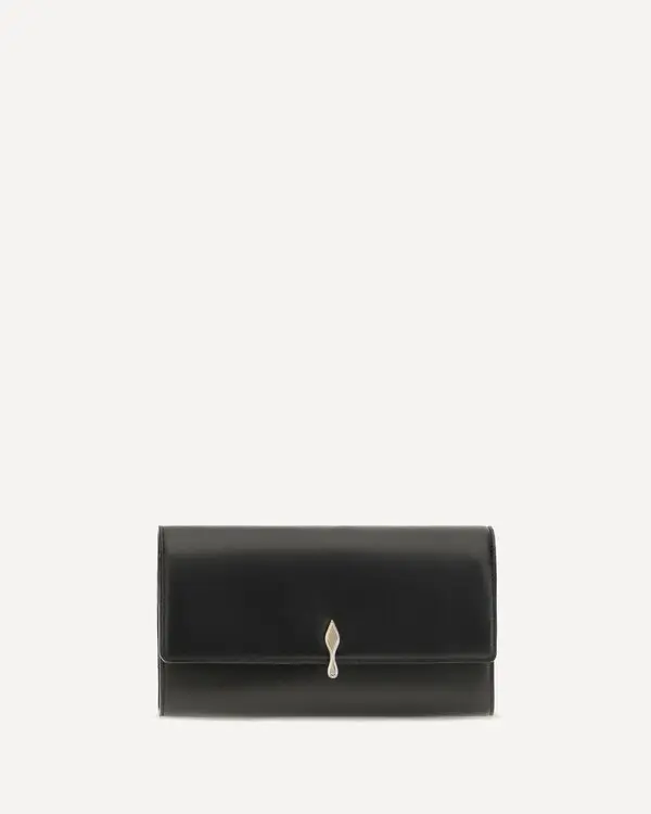 CHRISTIAN LOUBOUTIN Bettina Leather Wallet With Chain