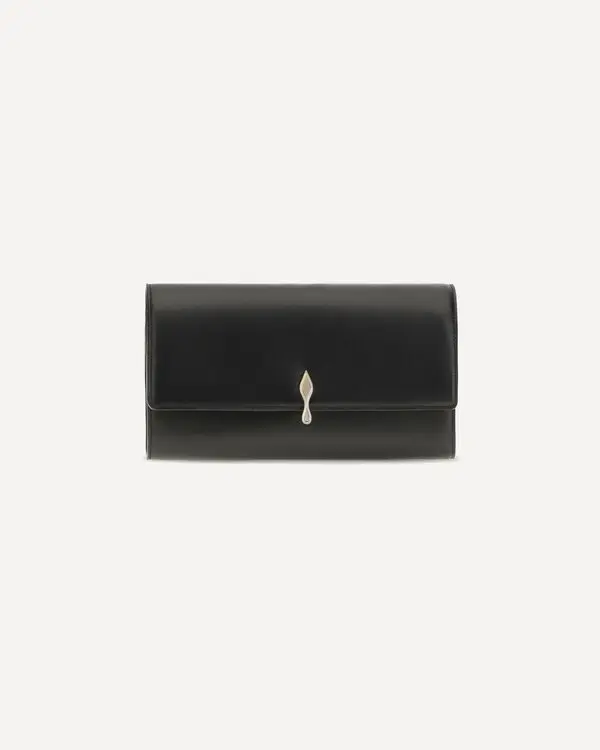 CHRISTIAN LOUBOUTIN Bettina Leather Wallet With Chain