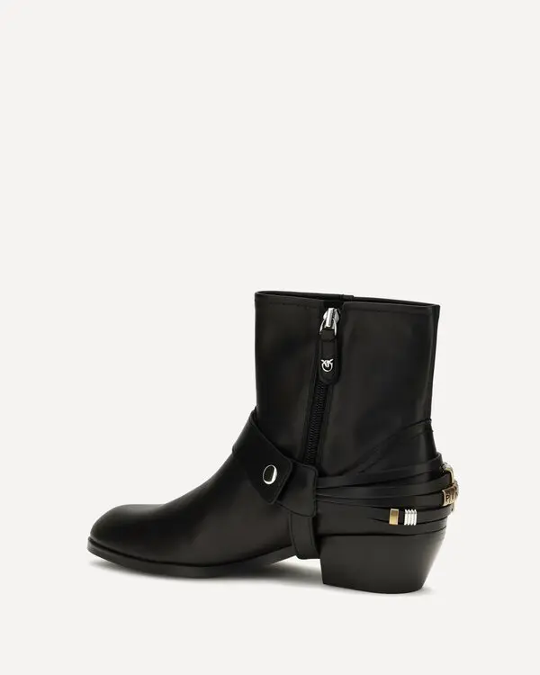 Pinko Jane 07 Leather Ankle Boots
