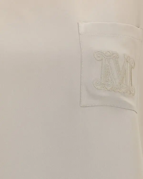 Max Mara Pagano Silk T-shirt - Beige
