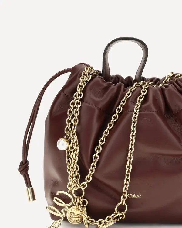 Chloé Icons Mini Shoulder Bag - Bordeaux