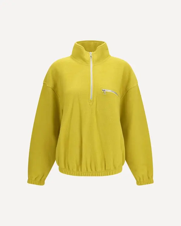 RIER Polar High-neck Zip Jacket - Yellow