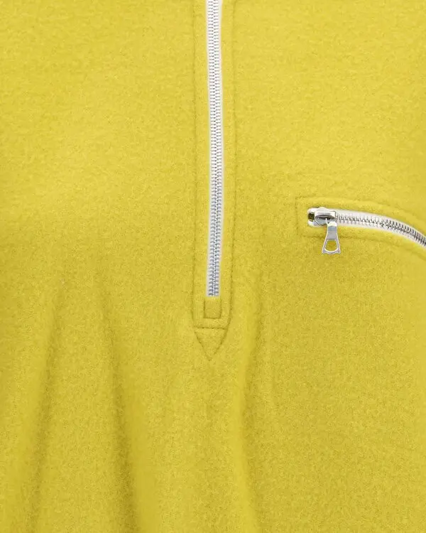 RIER Polar High-neck Zip Jacket - Yellow