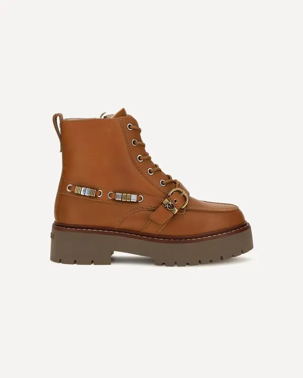 Pinko Margaret 03 Leather Ankle Boots
