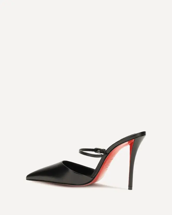 CHRISTIAN LOUBOUTIN Milena Leather Mules - Black