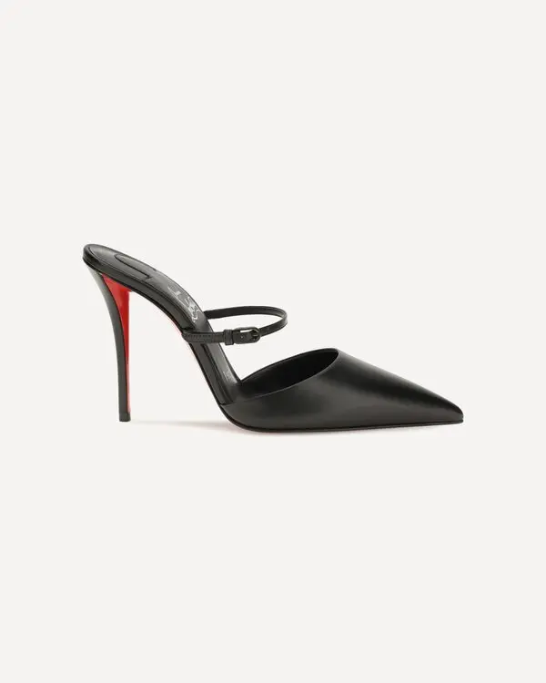 CHRISTIAN LOUBOUTIN Milena Leather Mules - Black