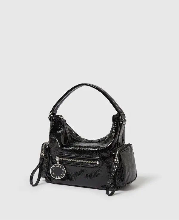 Stella McCartney Dartmoor Cracked Patent Crossbody Bag