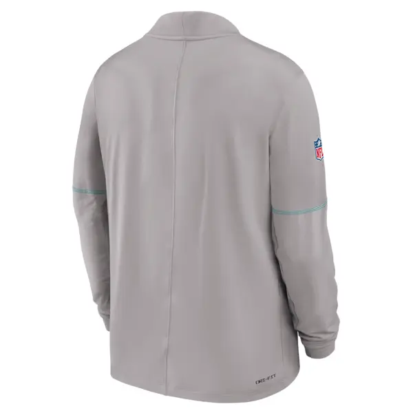 Nike Miami Dolphins Sideline Dri-fit Nfl 1/2-zip Top