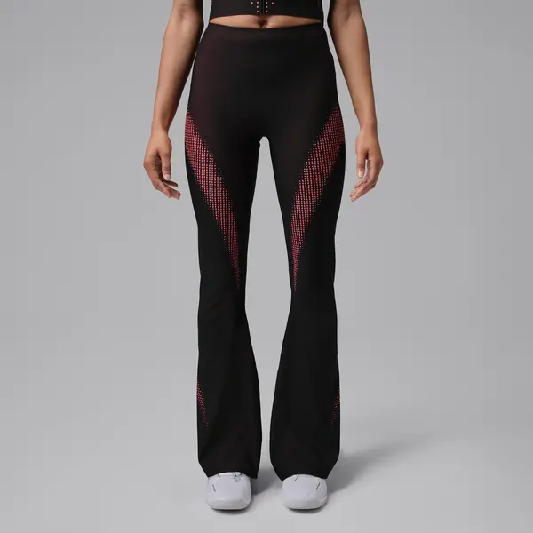 JORDAN Sport Flightweight Dri-fit High-waisted Flared Leggings - Black