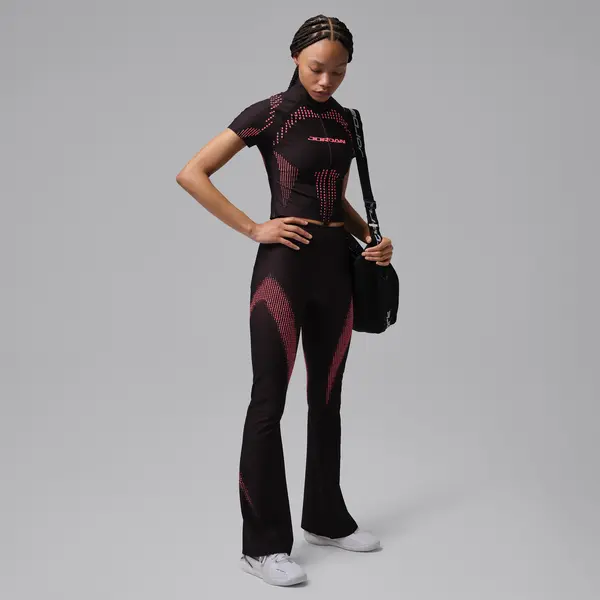 JORDAN Sport Flightweight Dri-fit High-waisted Flared Leggings