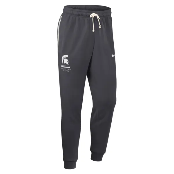 Nike Michigan State Sideline Standard Issue Dri-fit College Taper Pants - Grey