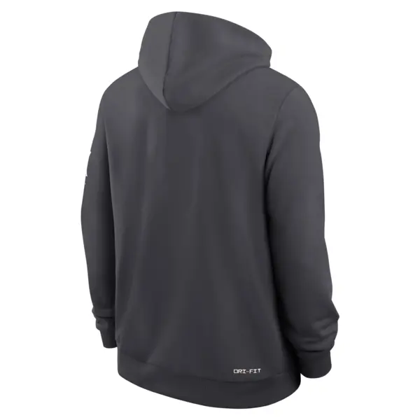 Nike Michigan State Sideline Standard Issue Dri-fit College Pullover Hoodie - Grey