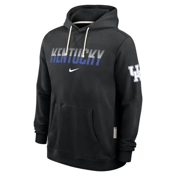 Nike Kentucky Sideline Standard Issue Dri-fit College Pullover Hoodie - Black