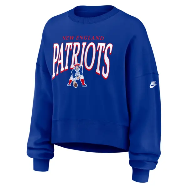 Nike Nfl Rewind Phoenix Oversized Pullover Crew - Blue