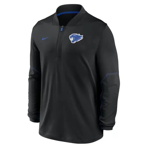 Nike Kentucky Sideline Dri-fit College Half-zip Top - Black
