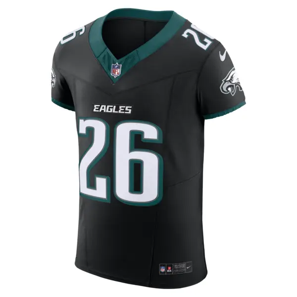 Nike Saquon Barkley Philadelphia Eagles Dri-fit Nfl Elite Jersey - Black