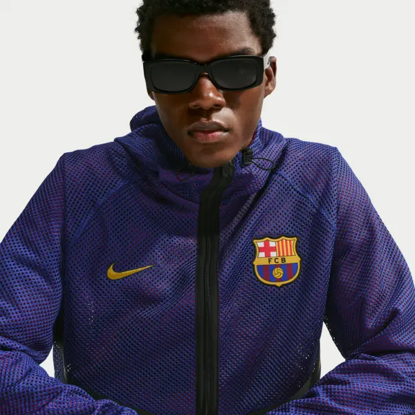 Nike Fc Barcelona Dri-fit Soccer Anthem Jacket