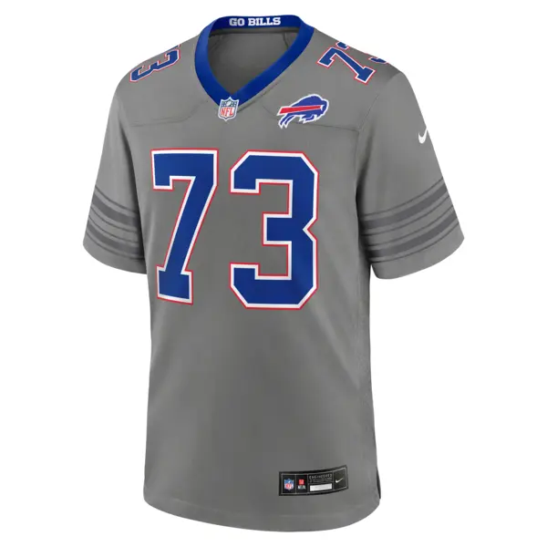 Nike Dion Dawkins Buffalo Bills Nfl Game Jersey - Grey