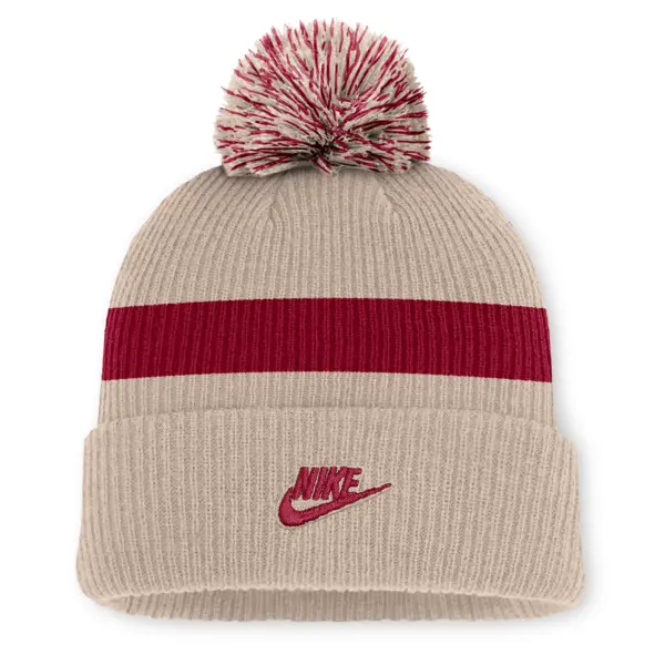 Nike Washington Commanders Rewind Peak Nfl Cuffed Pom Beanie