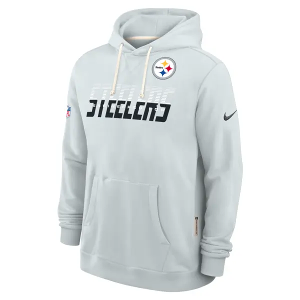 Nike Pittsburgh Steelers Sideline Standard Issue Dri-fit Nfl Pullover Hoodie - Purple