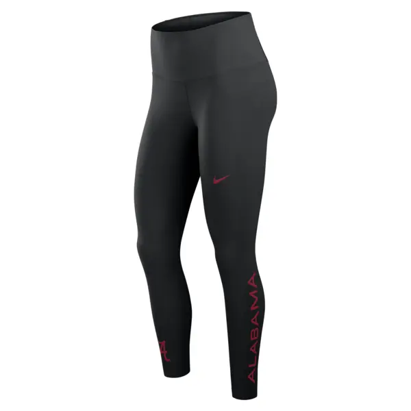 Nike Alabama Zenvy Dri-fit College High Rise 7/8 Leggings - Black