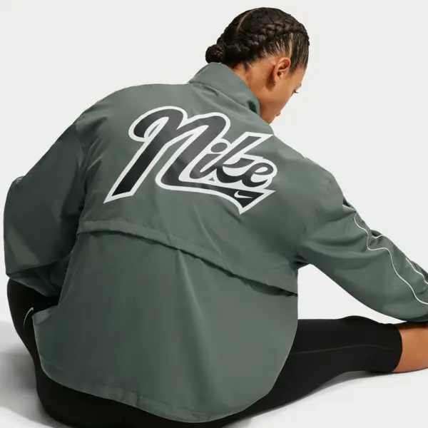 Nike Dri-fit Oversized Varsity-inspired Jacket