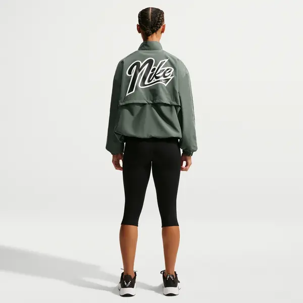 Nike Dri-fit Oversized Varsity-inspired Jacket