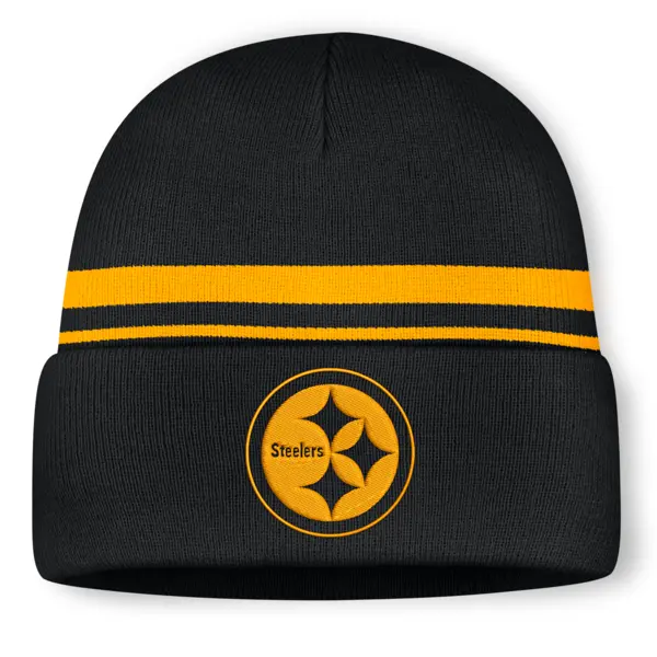 Nike Pittsburgh Steelers Primetime Utility Nfl Cuffed Beanie - Black