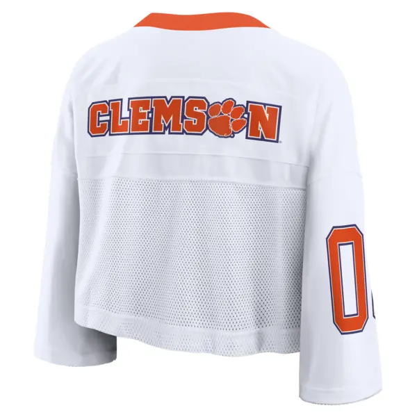 Nike Clemson Logo Dri-fit College Cropped Jersey