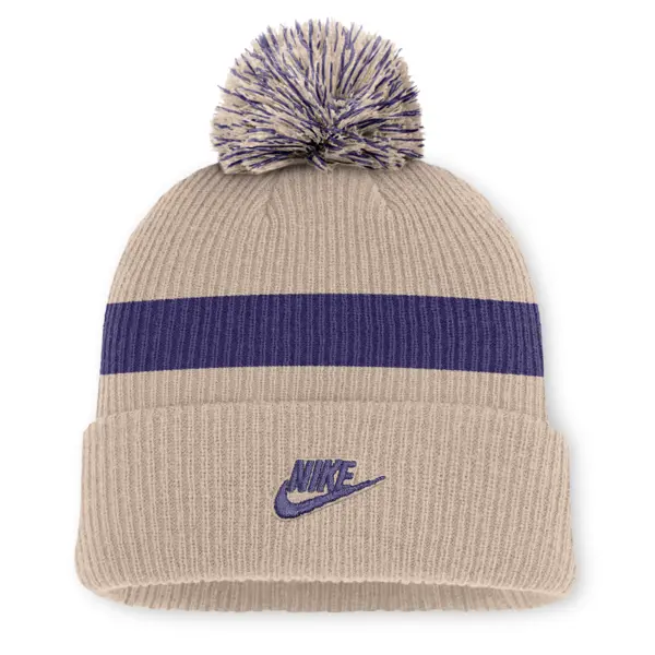 Nike Baltimore Ravens Rewind Peak Nfl Cuffed Pom Beanie